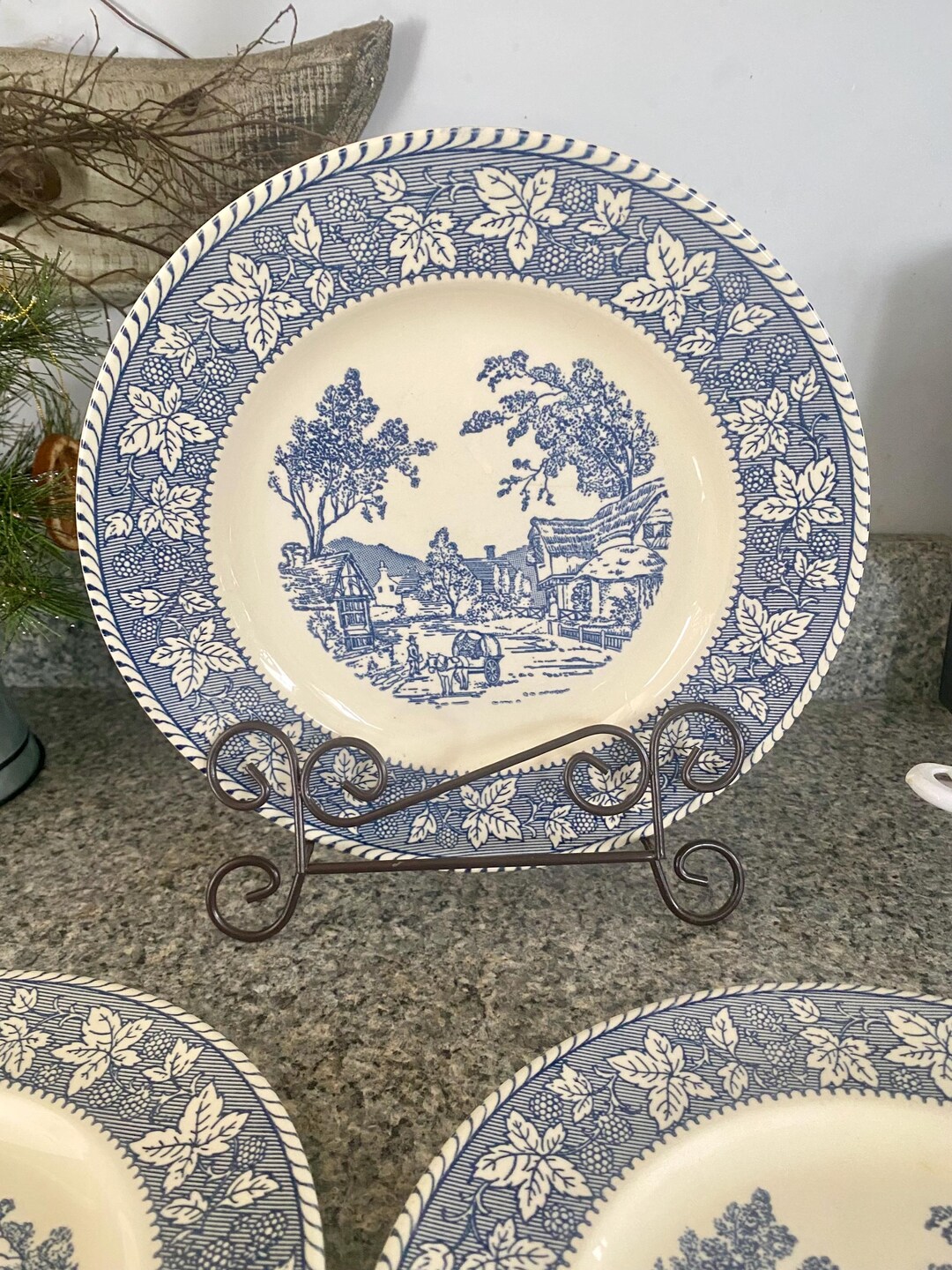Homer Laughlin Shakespeare Country Strateood Collection Plates Set of 3 ...