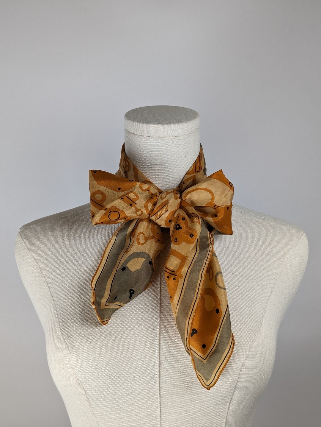 Vintage Scarf by Vera Neumann, Pure Silk, Handrolled, Made in USA ...