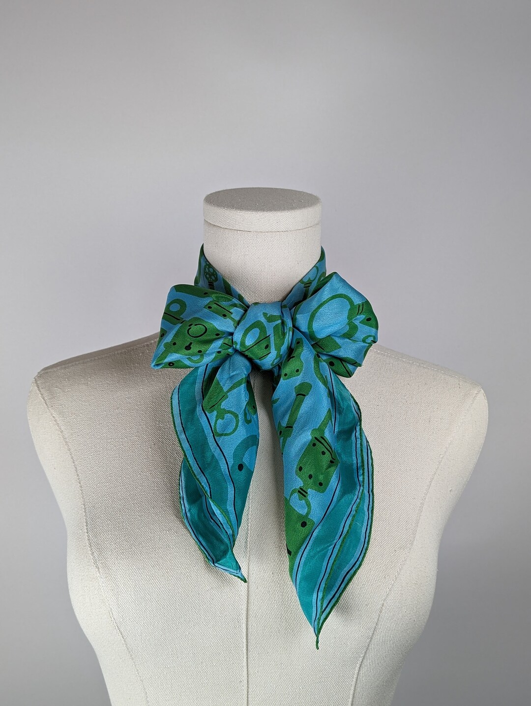 Vintage Scarf by Vera Neumann, Pure Silk, Handrolled, Made in USA ...