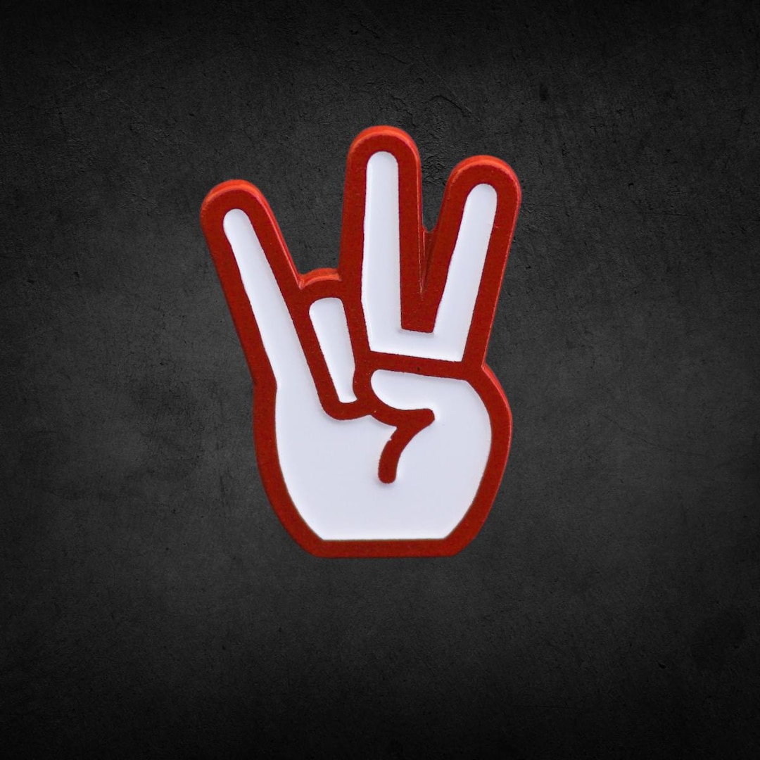 University of Houston Cougar Paw Lapel Pin - Hand Symbol Lapel Pin ...