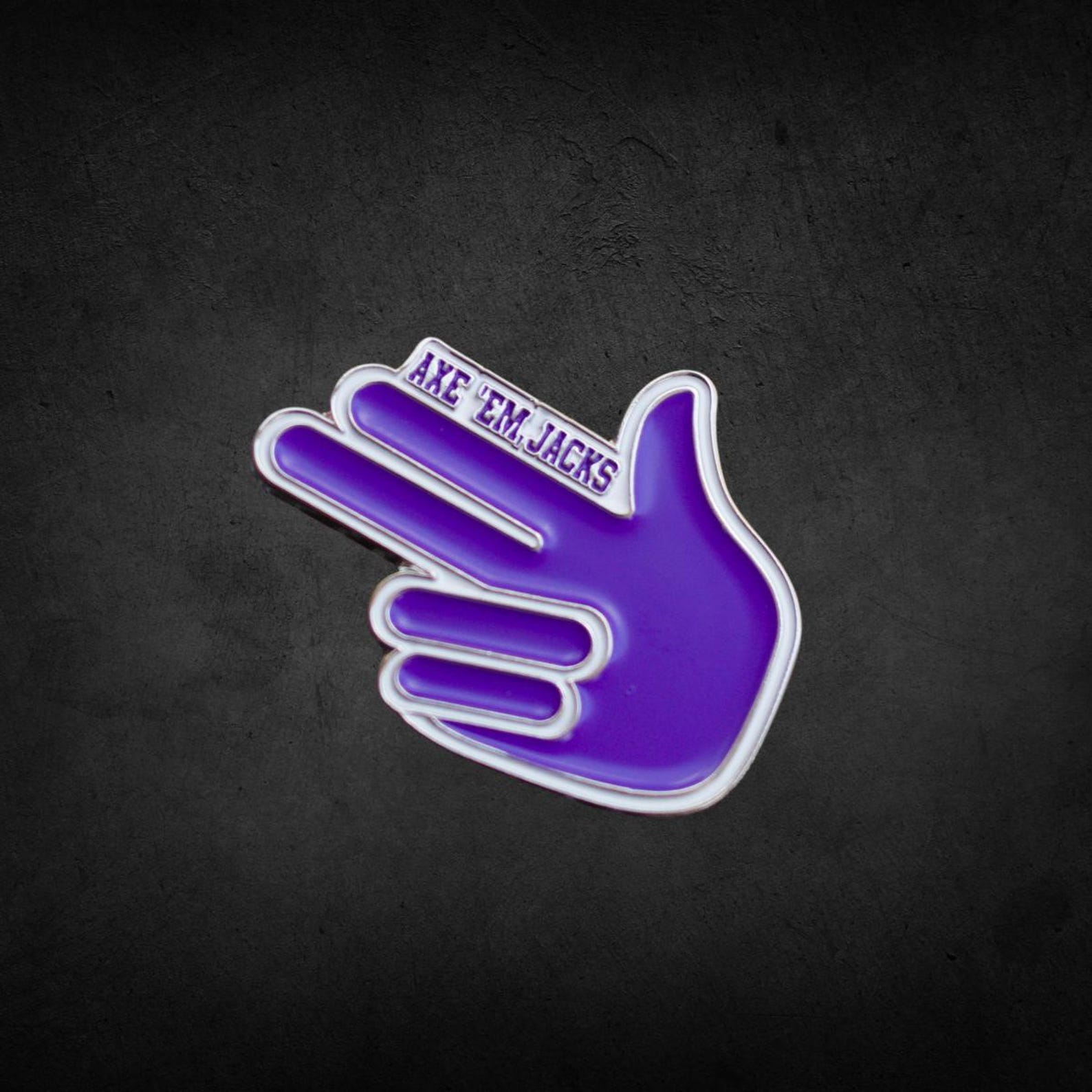 SFA Axe 'em Jacks Enamel Pins – Official Hand Sign Lapel Pins – Hand ...
