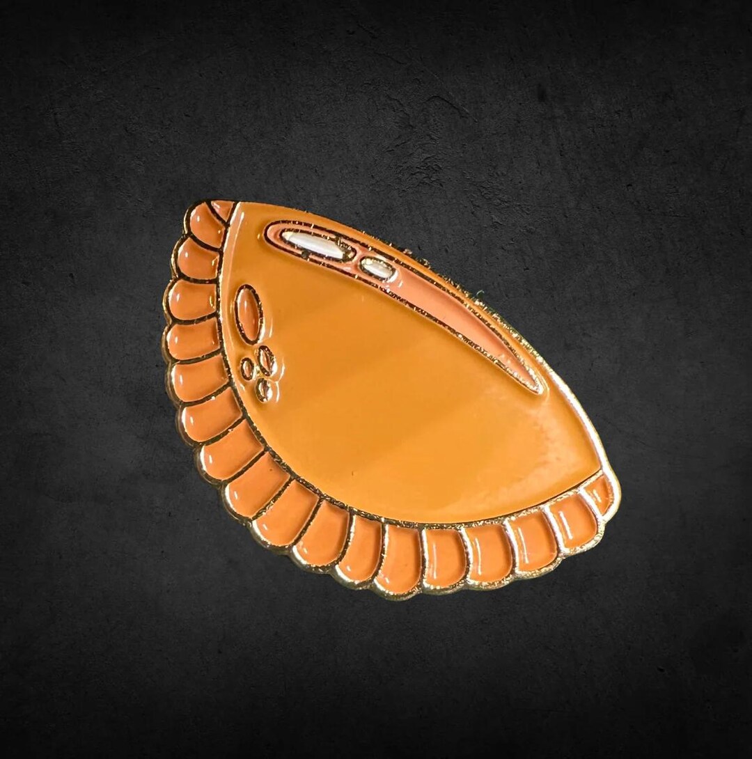 Meat Pie Marvel Lapel Pin - Meat Pie Pin, African Meat Pie Pin, Pie ...