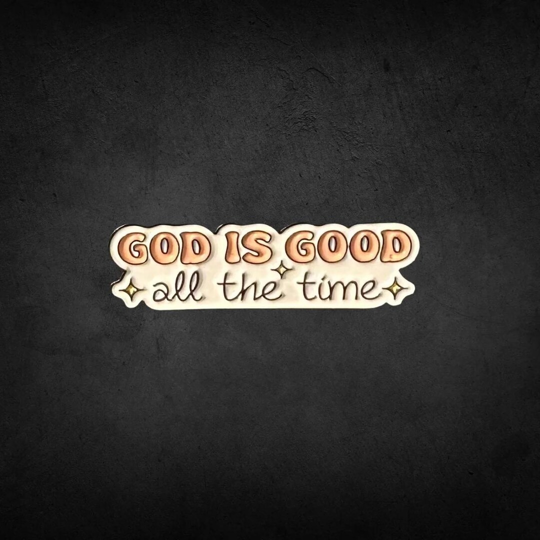God is Good Lapel Pin - Faith Lapel Pin, Inspirational Pin, Christian ...