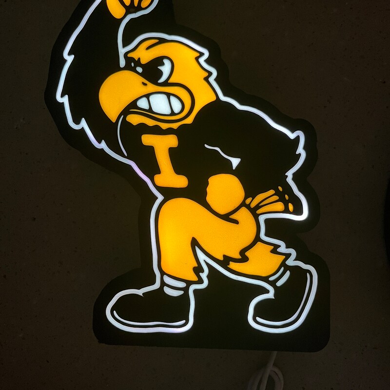Iowa Hawkeye Sign - Etsy