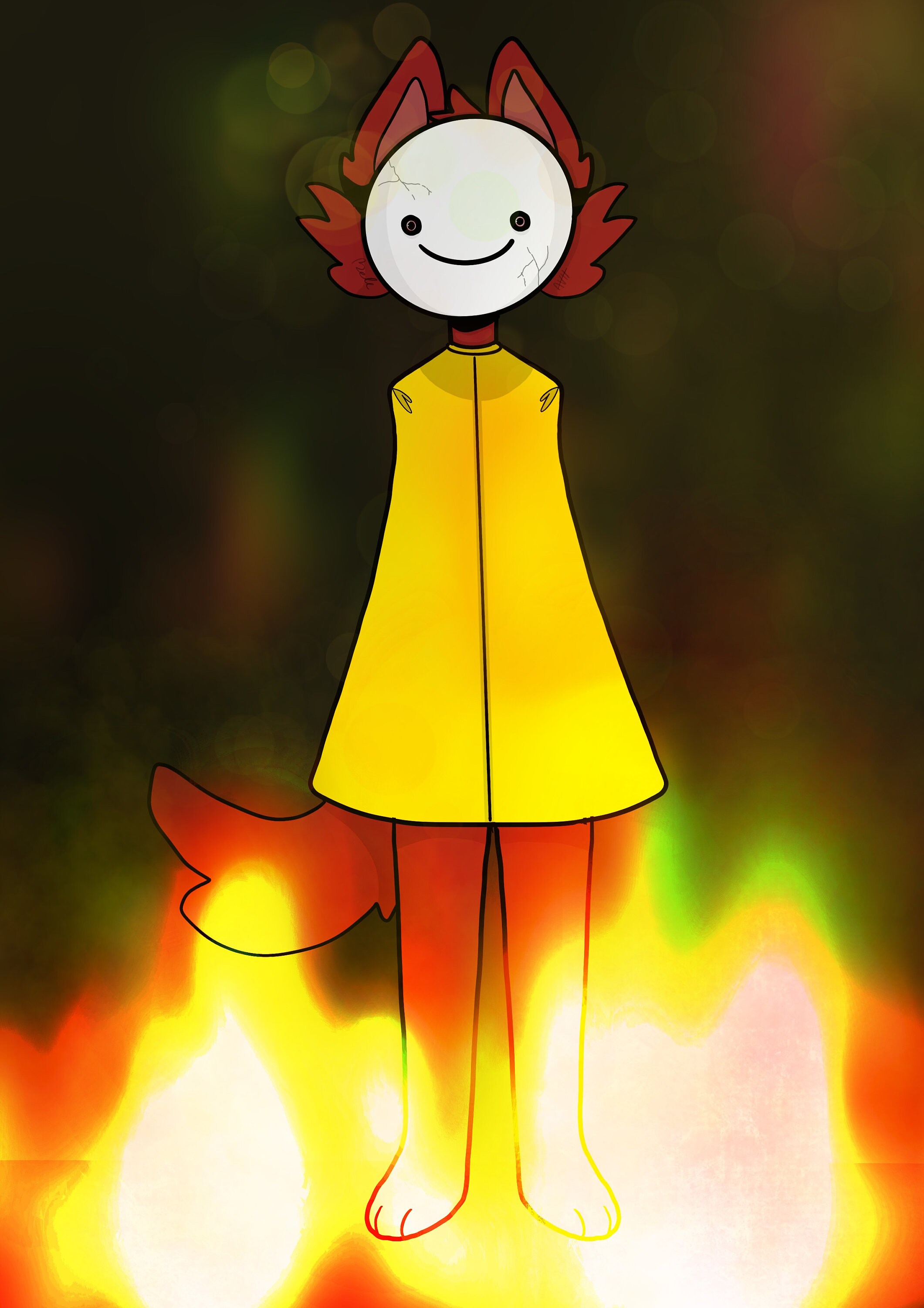 Digital Commission Art Half Body With Background Oc's Fanart Portrait Characters Fantasy Art ...