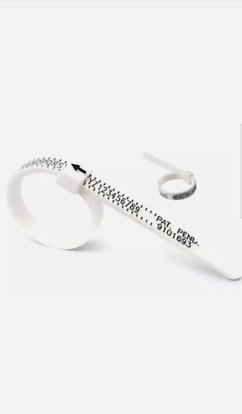 UK Ring Sizer Adjustable Ring Gauge Ring Size Guider Ring Size Tool ...