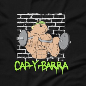Swole Capybara Shirt, Gym Shirt Funny, Bodybuilding Shirt, Gym Bro ...