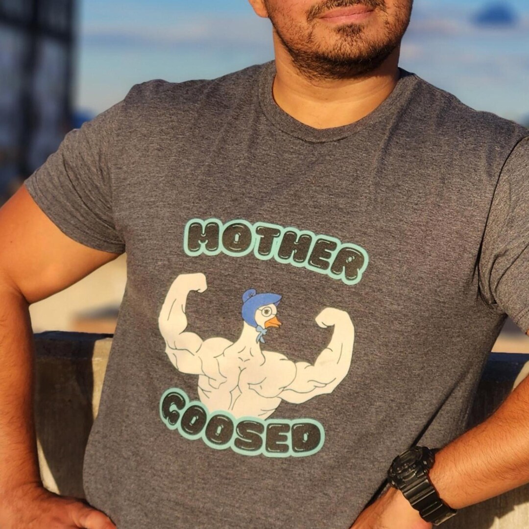 Camiseta de musculação Mother Goose, camiseta de ginástica engraçada ...