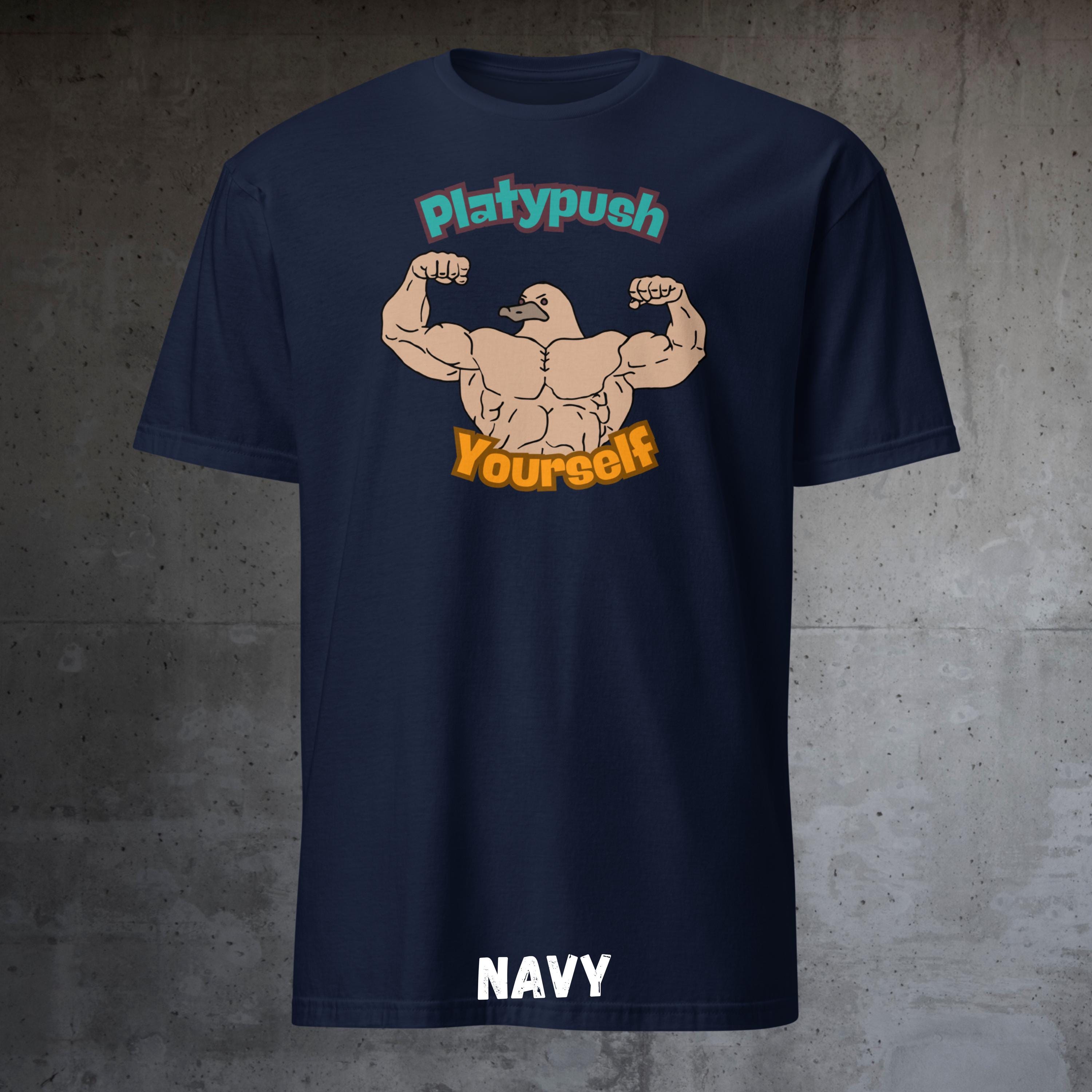 Platypus Fitness Motivation Shirt, Bodybuilding Swole Animal Humor T ...