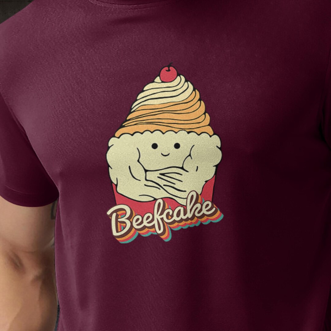 Beefcake Cupcake Gym T-shirt: Funny Muscle Foodie Gift - Etsy