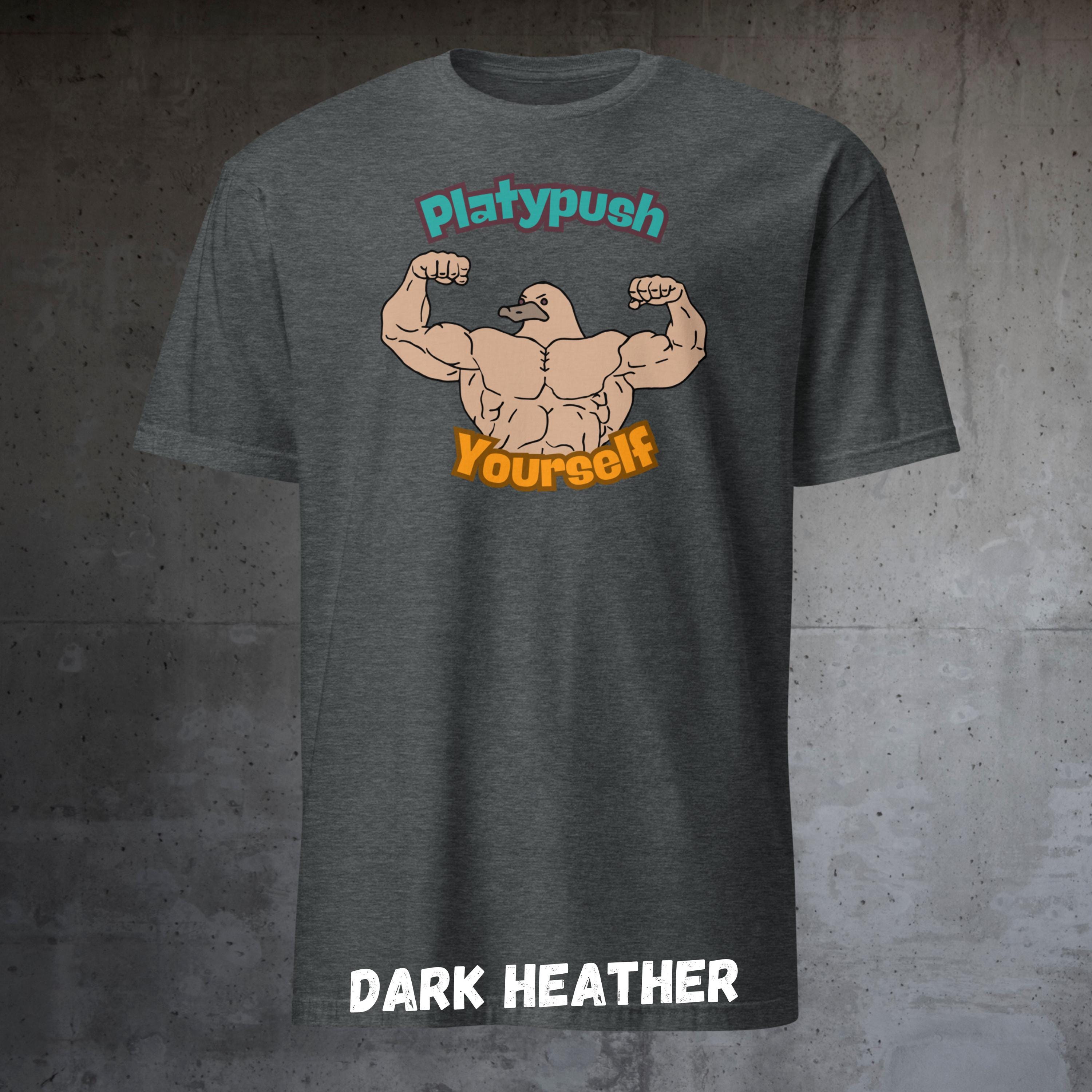 Platypus Fitness Motivation Shirt, Bodybuilding Swole Animal Humor T ...