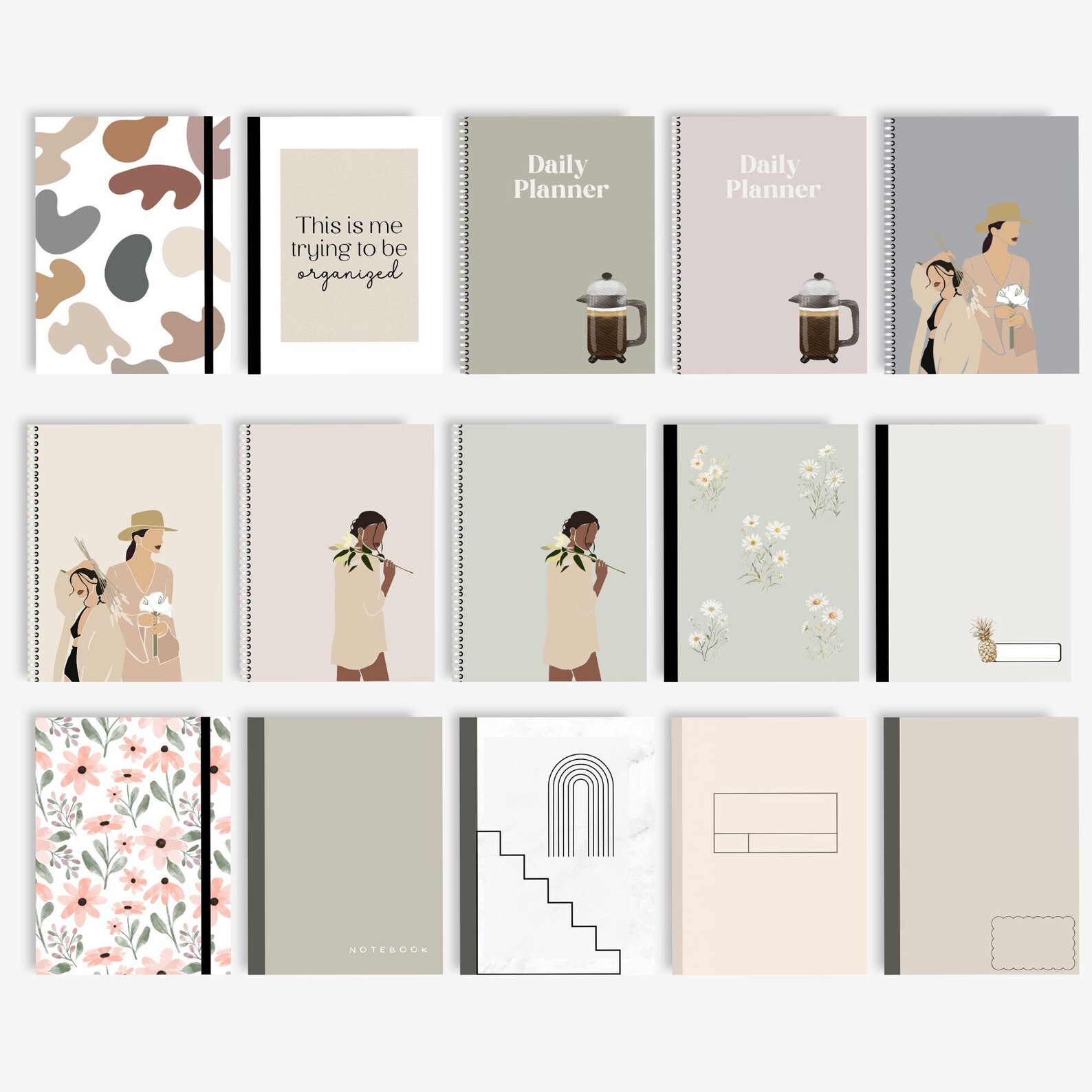 150+ Goodnotes Covers, Digital Notebook Cover, Aesthetic Notebook Cover ...