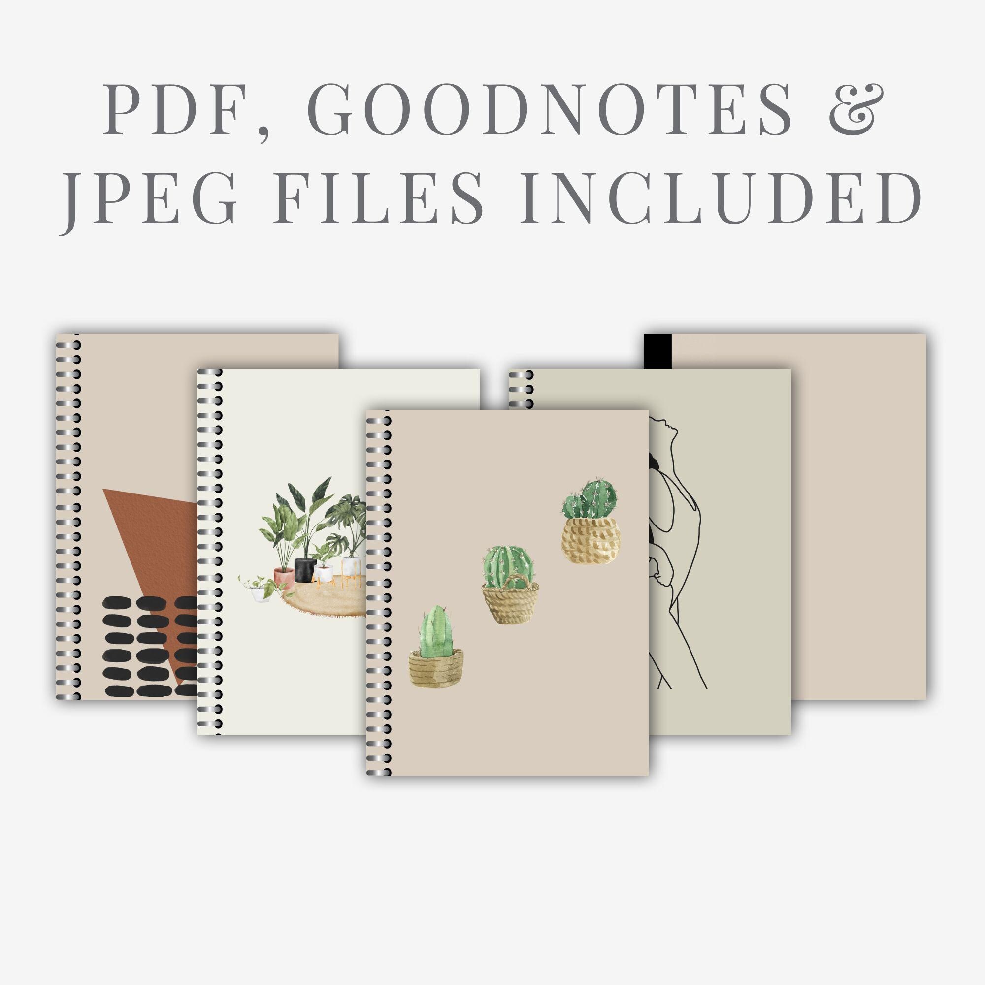 150+ Goodnotes Covers, Digital Notebook Cover, Aesthetic Notebook Cover ...