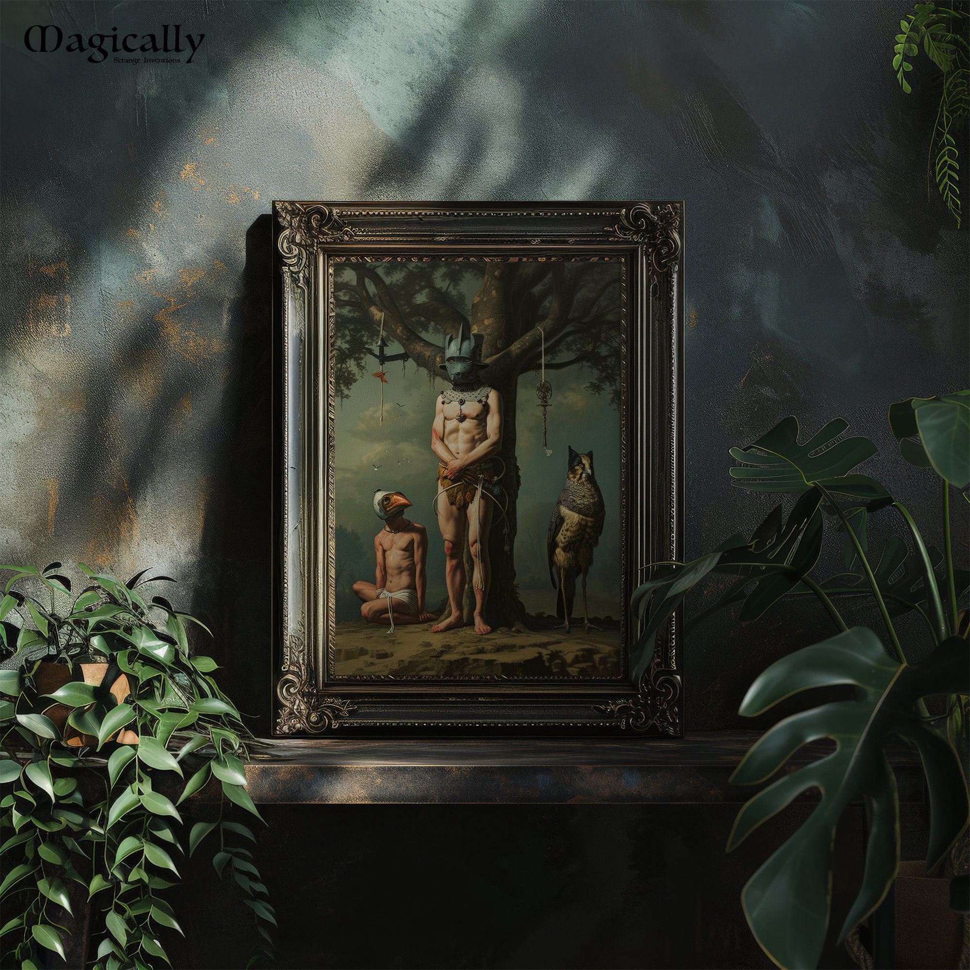 The Furry Transformer Digital Download Surrealist Art Print - Etsy