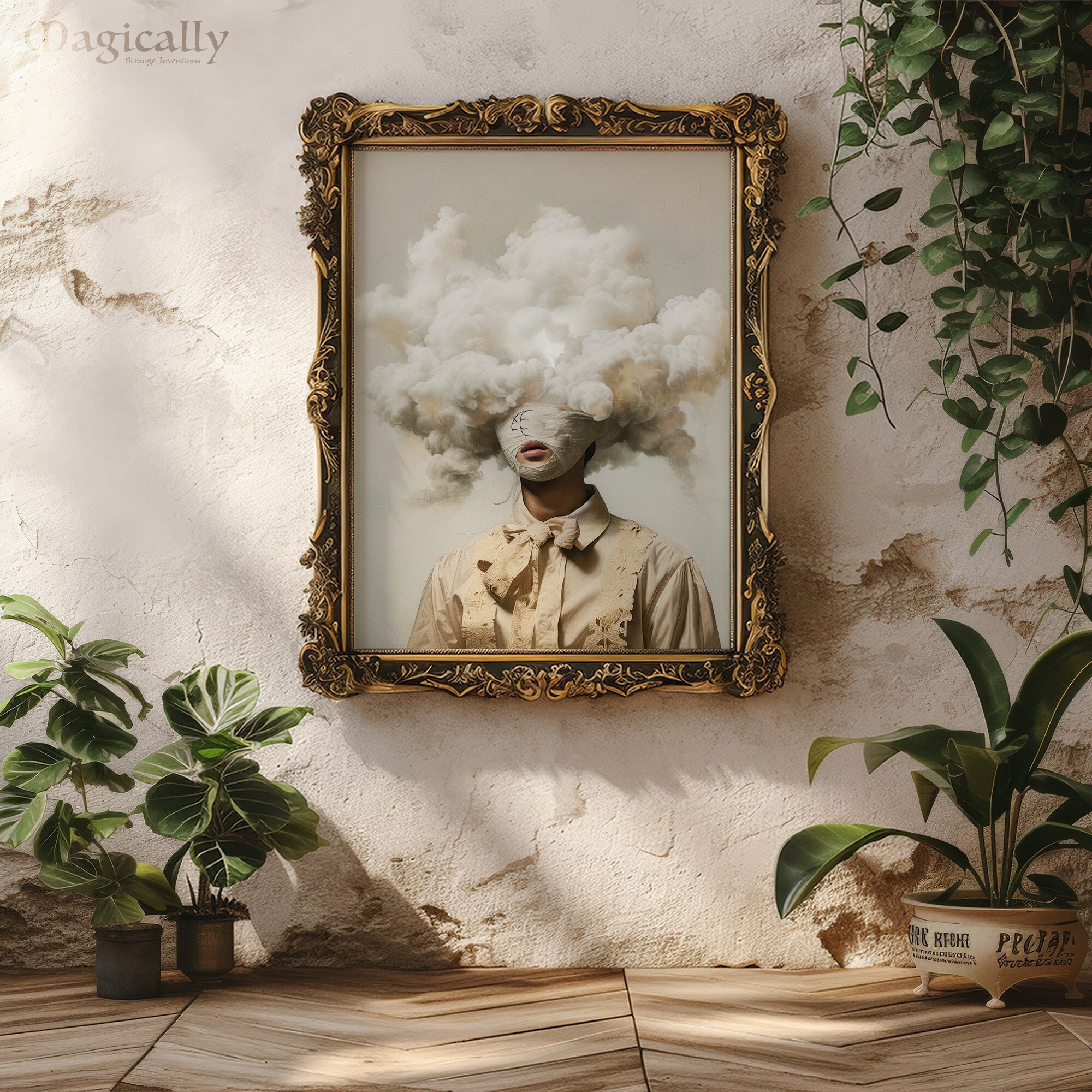 The Emotion Cloud Digital Download Surrealist Art Print - Etsy