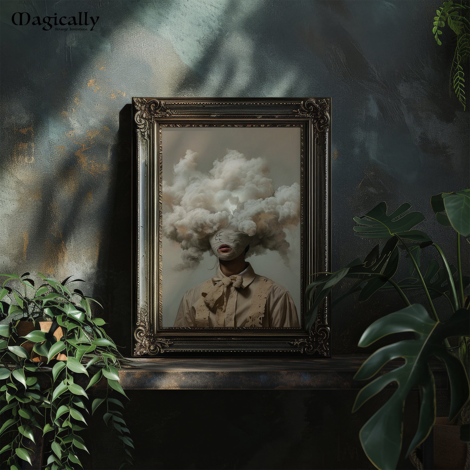 The Emotion Cloud Digital Download Surrealist Art Print - Etsy