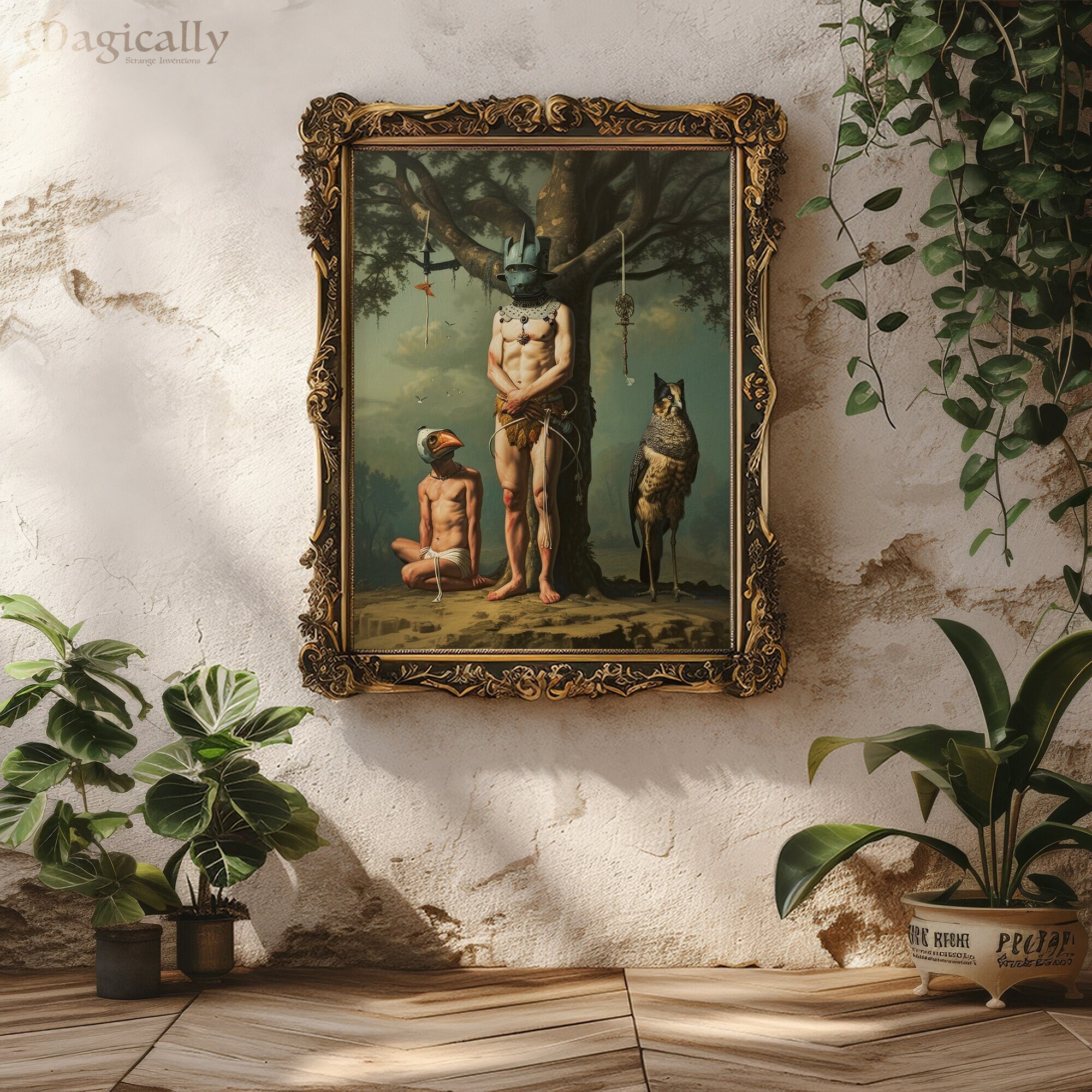 The Furry Transformer Digital Download Surrealist Art Print - Etsy