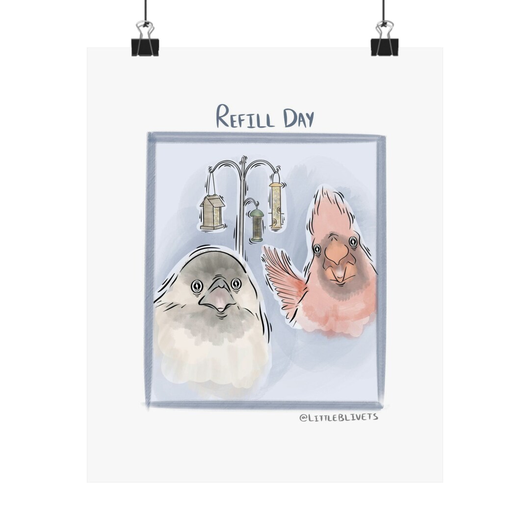 Refill Day Poster Prints - Etsy