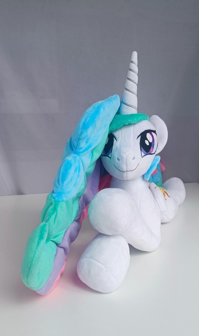 Princess Celestia MLP Plush – My Little Pony Soft Toy – Handmade ...
