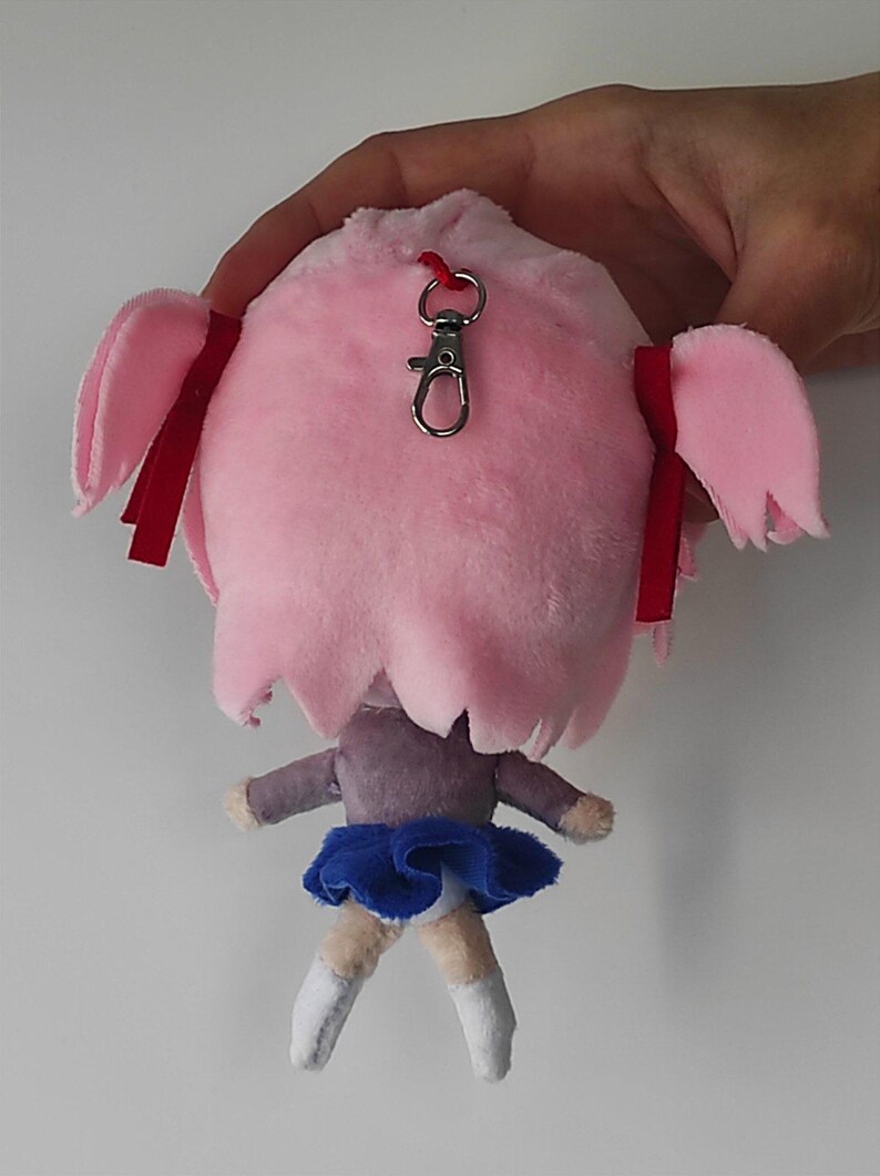 Natsuki DDLC Plush Keychain - Etsy