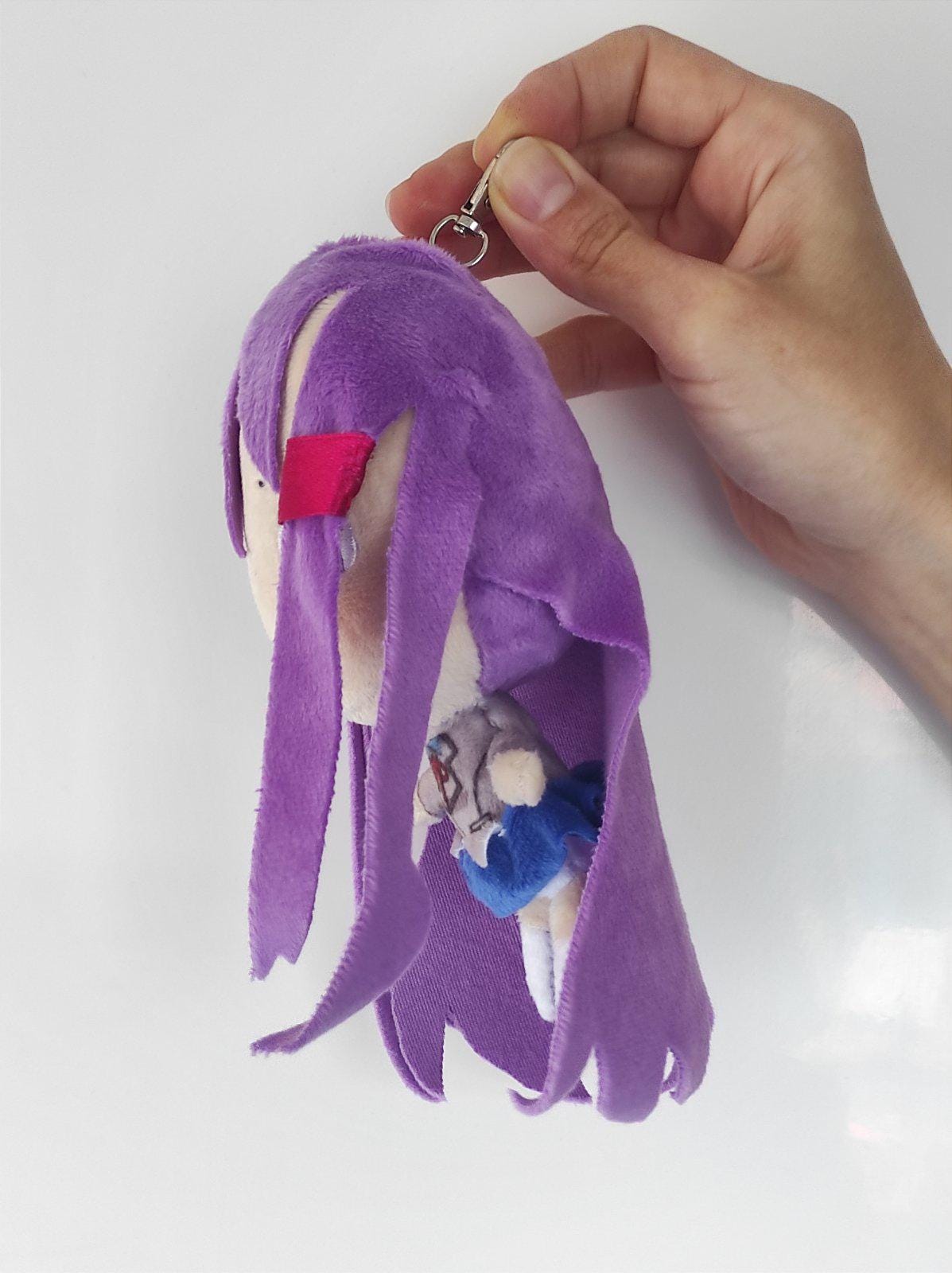 Yuri DDLC Plush Keychain - Etsy