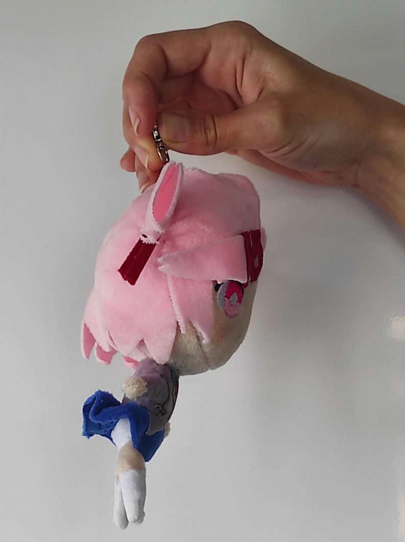 Natsuki DDLC Plush Keychain - Etsy