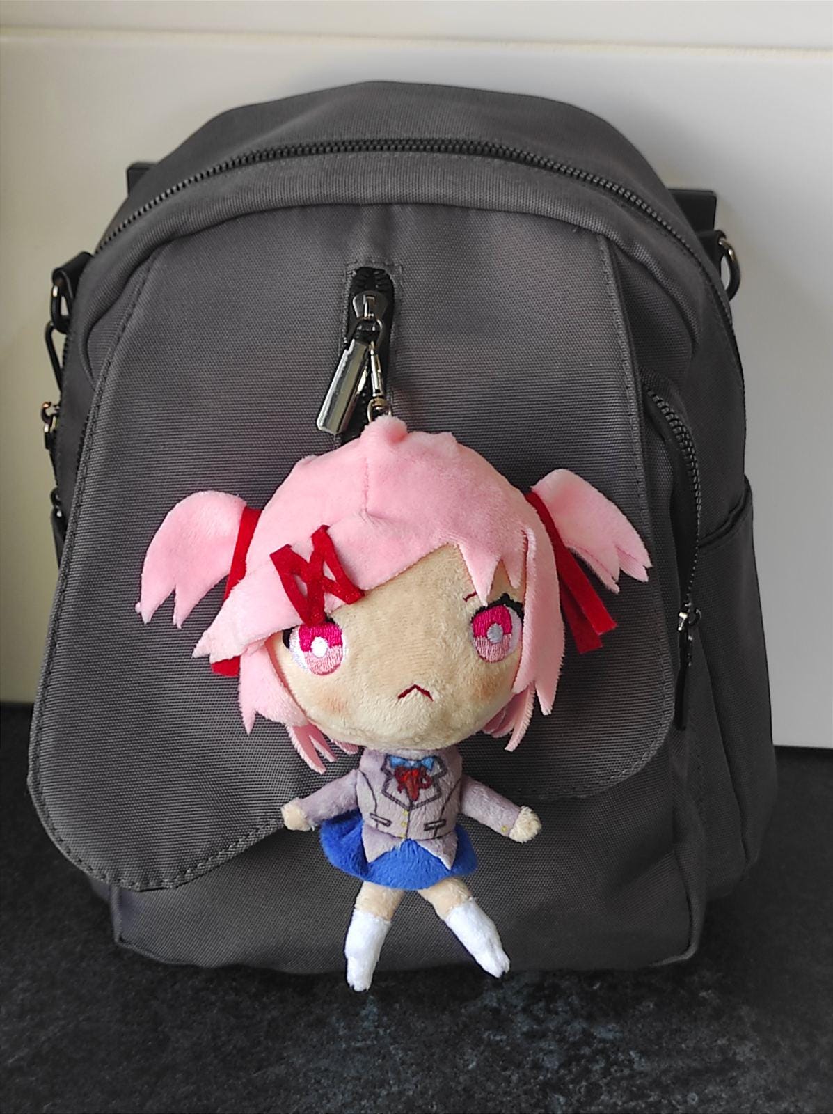 Natsuki DDLC Plush Keychain - Etsy