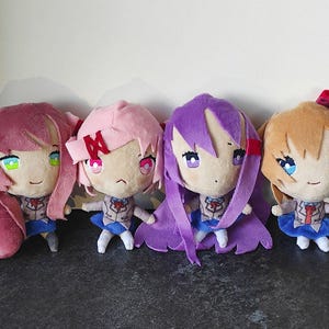 Natsuki DDLC Plush Keychain - Etsy