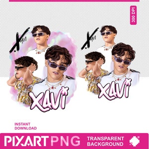 La Diabla and Xavi Valentine's Sublimation PNG, High-quality Print PNG ...