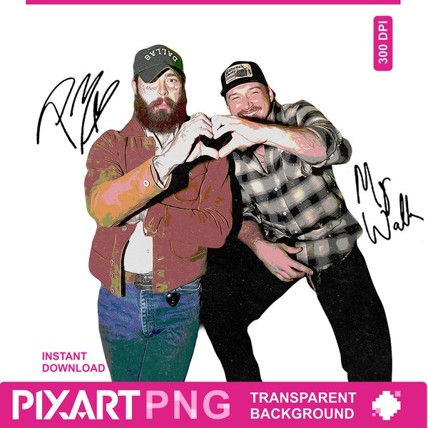 Post Malone and Morgan Wallen Shirt - Etsy