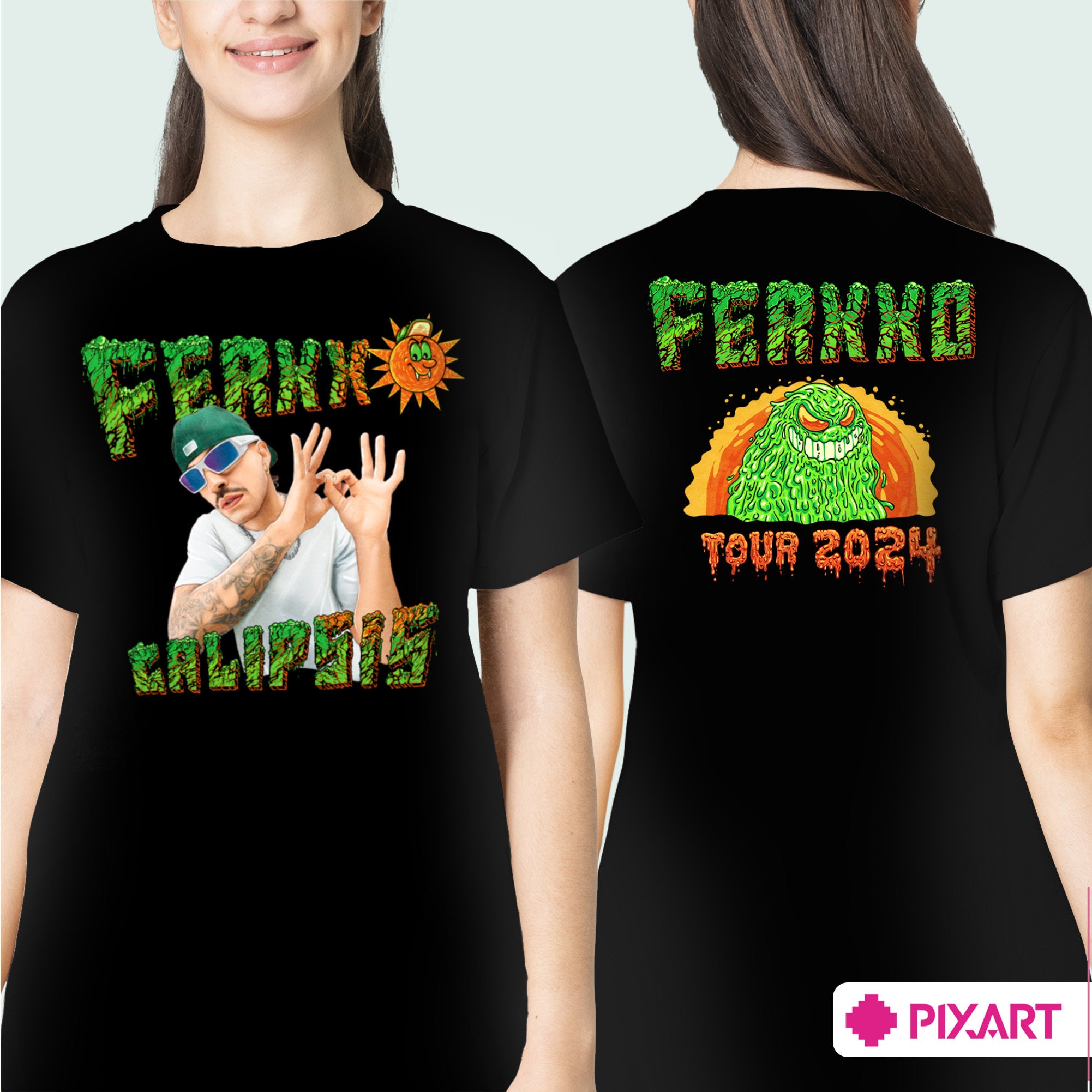 Friki Feid El Ferxxo PNG, Ferxxocalipsis Tour 2024 EP Graphic ...
