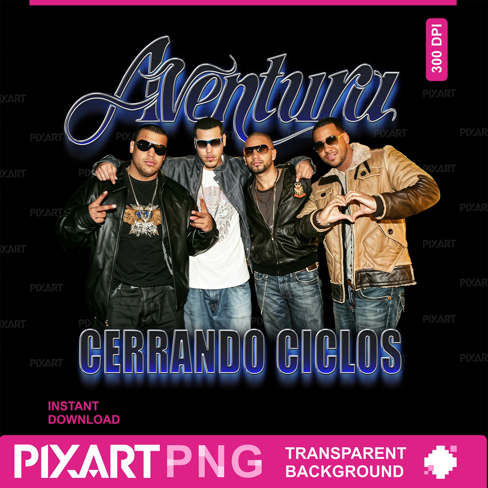 Aventura Last Tour 2024 Png Sublimation Design PNG, Cerrando Ciclos ...
