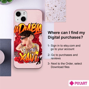 La Diabla and Xavi Valentine's Sublimation PNG, High-quality Print PNG ...