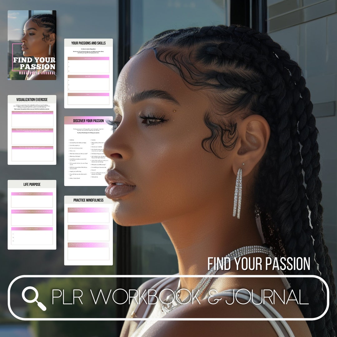 PLR Passion Discovery Workbook & Journal | Resell | Edit in Canva ...
