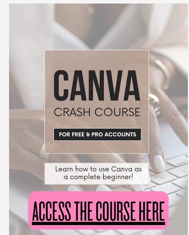 Canva Crash Course| Master Canva Quickly and Easily! | PLR/MRR |canva ...