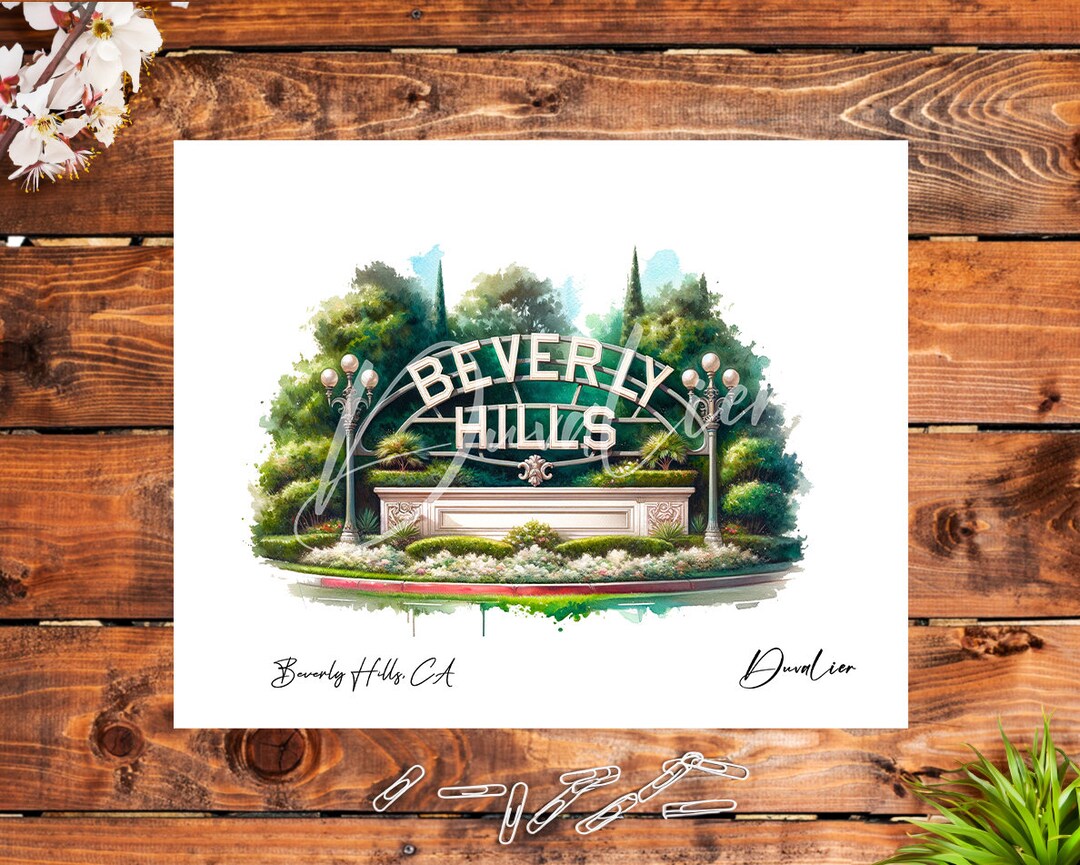 Beverly Hills Iconic Sign: Journey Through the Heart of America Beverly ...