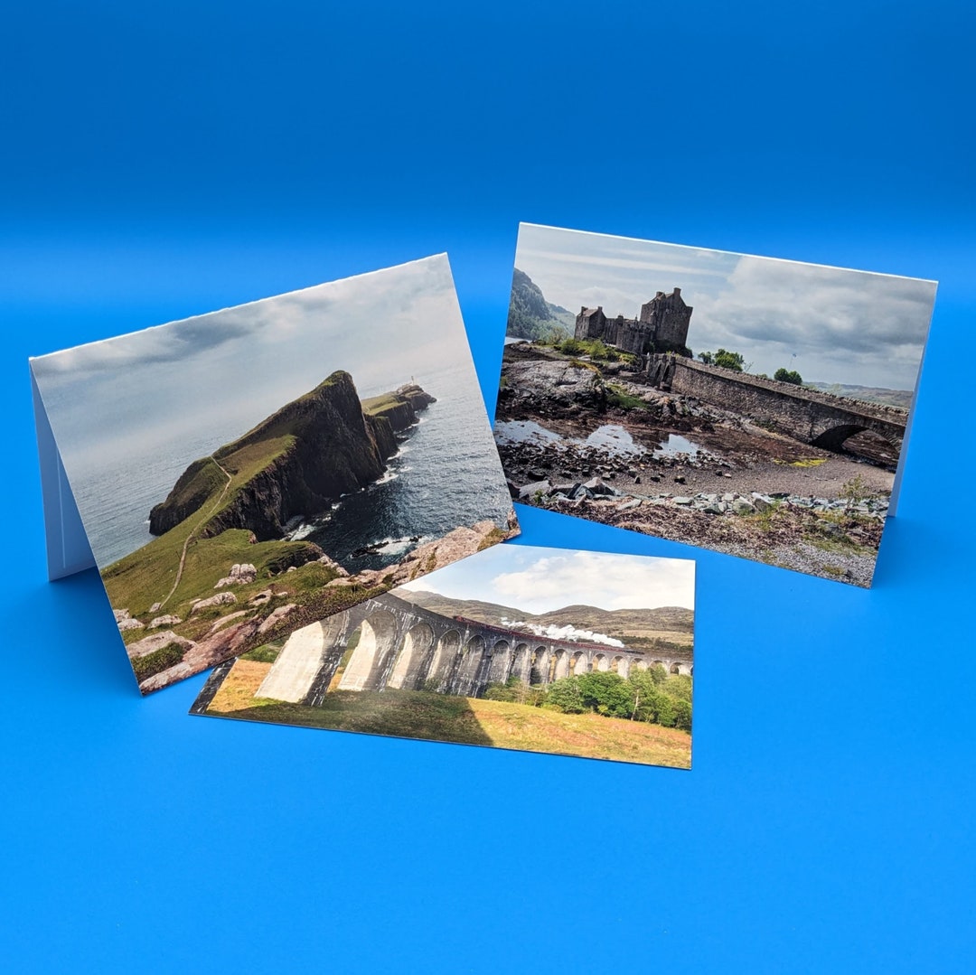 Scottish Highland Photography Cards | Set of 3 Note Cards | 5x7 ...