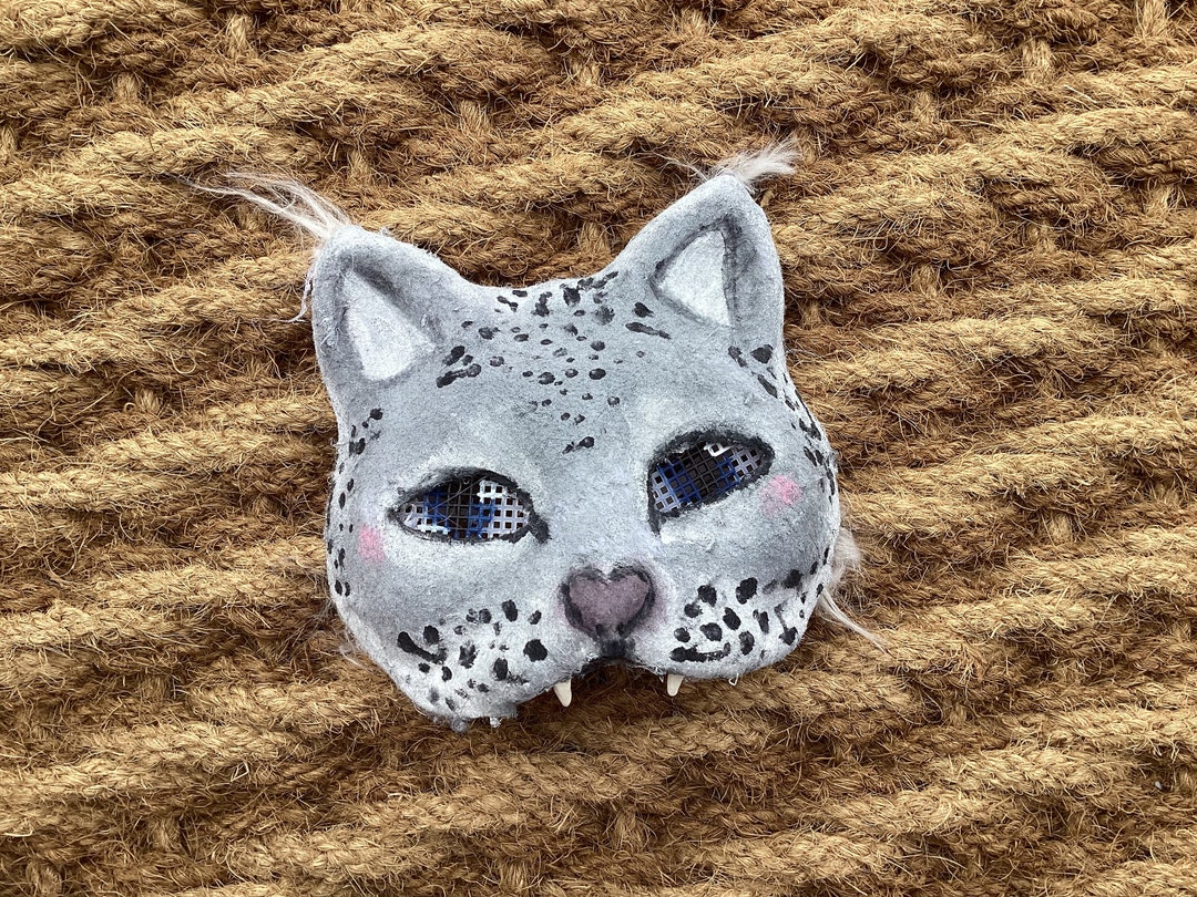 Snow Leopard Therian Mask (made to Order) LIMITED TIME SALE - Etsy