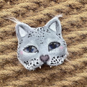 Snow Leopard Therian Mask (made to Order) LIMITED TIME SALE - Etsy