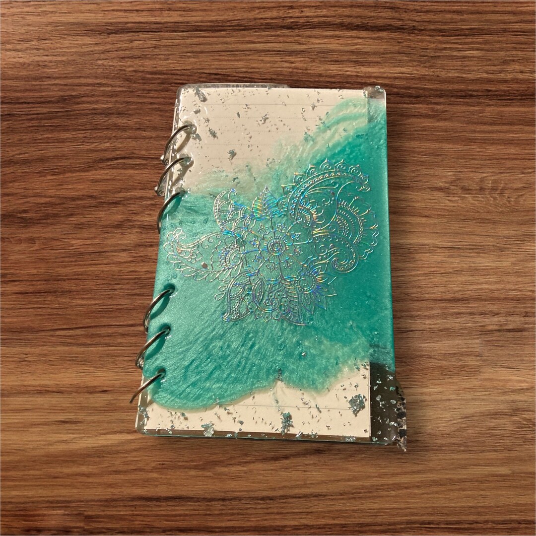 Resin Medium Notebooks Green A6 Size - Etsy
