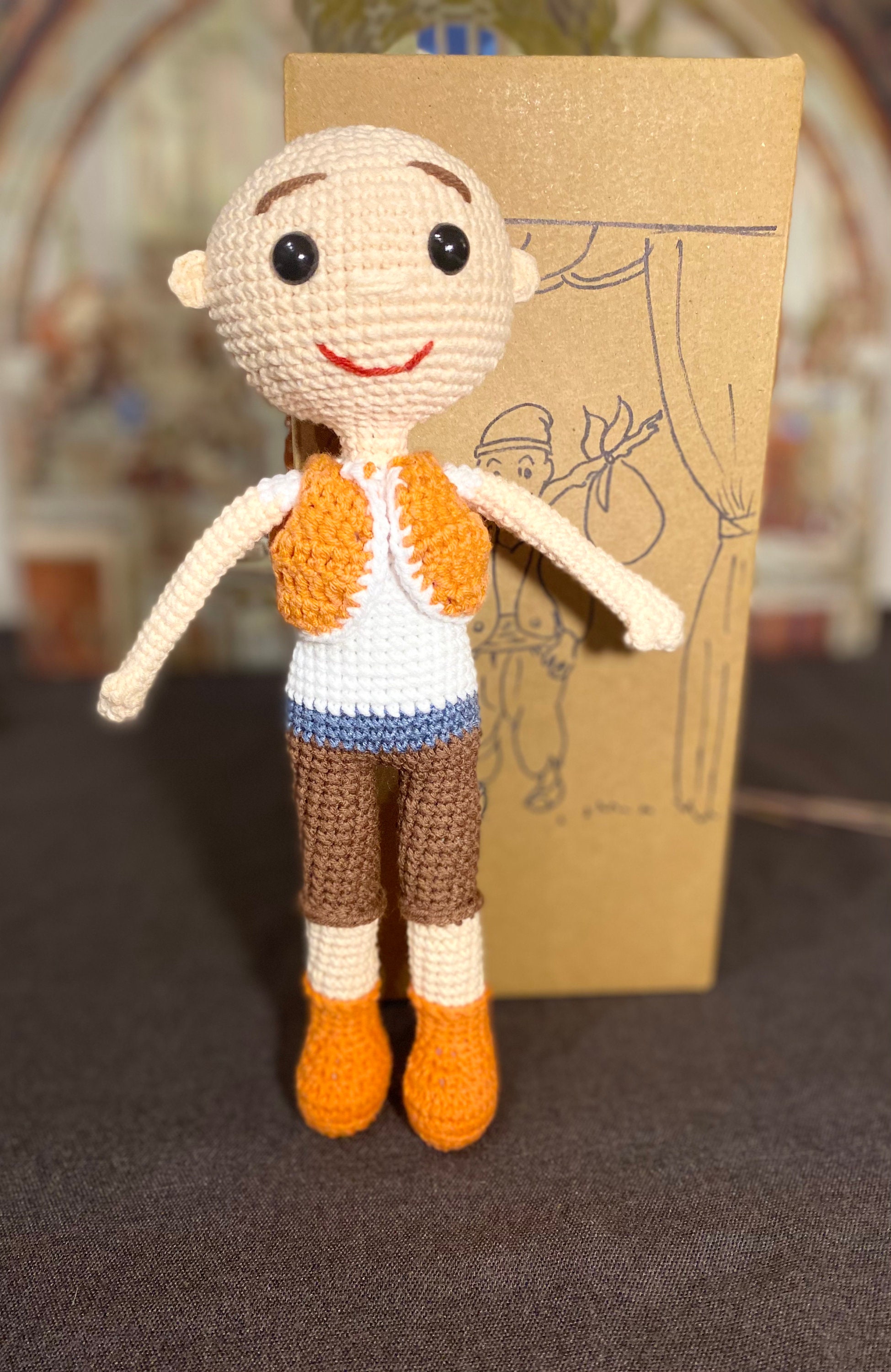 Turkish Fairytale Hero Keloglan Cute Crochet Doll, Finished Amigurumi ...