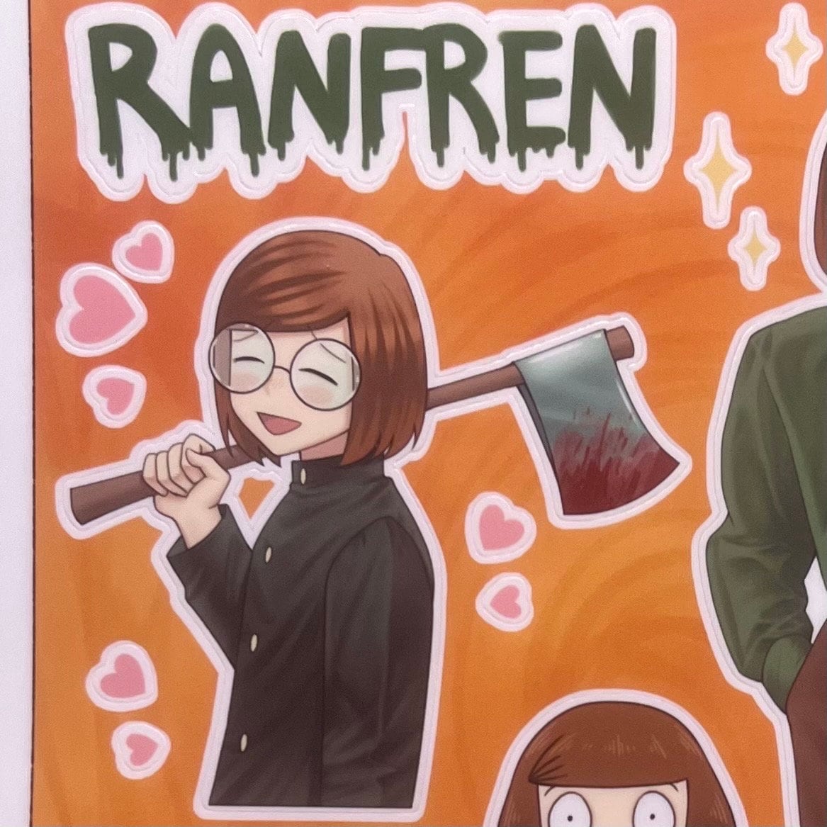 Ranfren Sticker Sheet Luther Von Ivory 5x7 Laminated UV Resistant ...