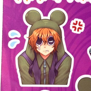 Ranfren Sticker Sheet Takeuchi Robert 5x7 Laminated Sticker - Etsy