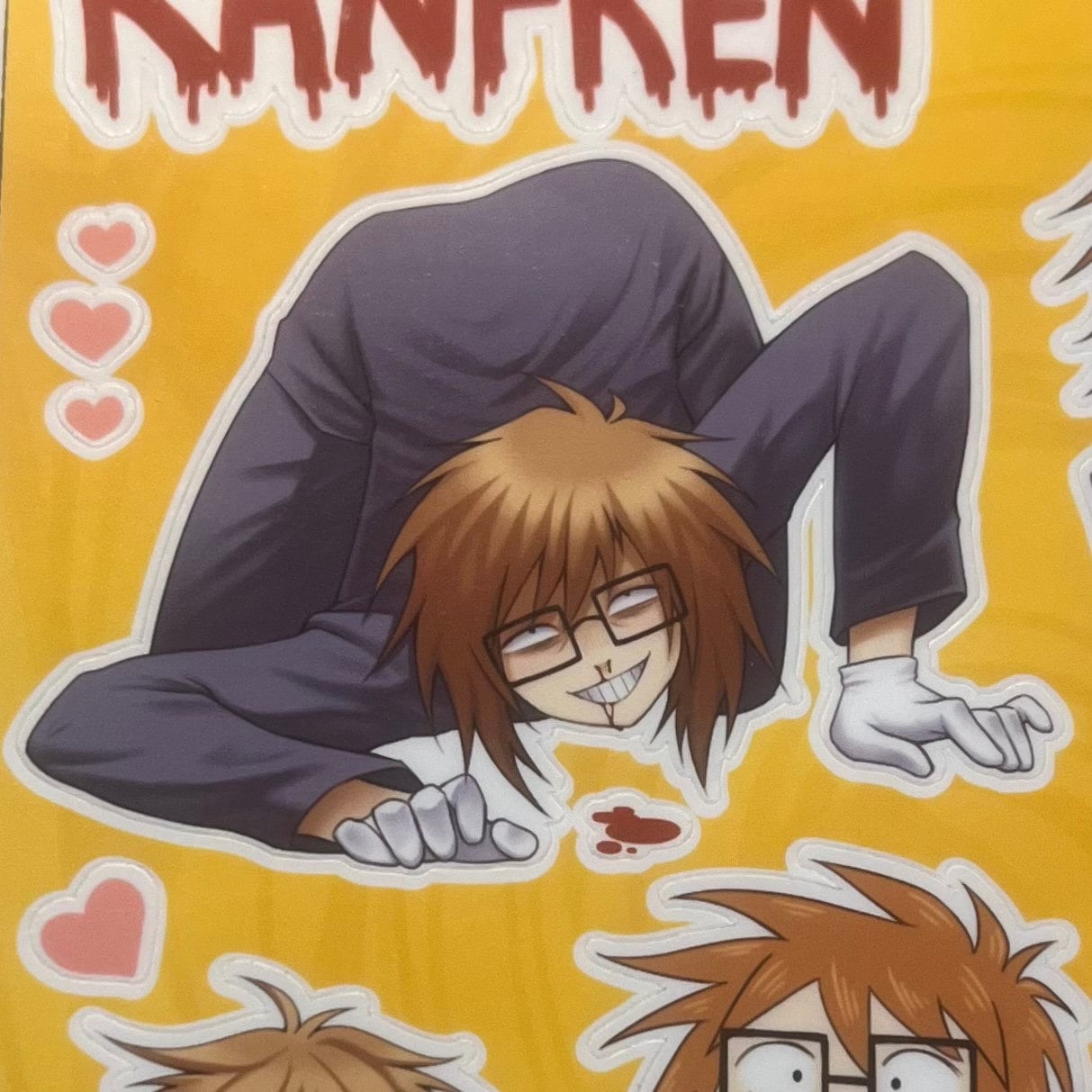 Ranfren Sticker Sheet Randal Ivory 5x7 Laminated UV Resistant - Etsy Canada