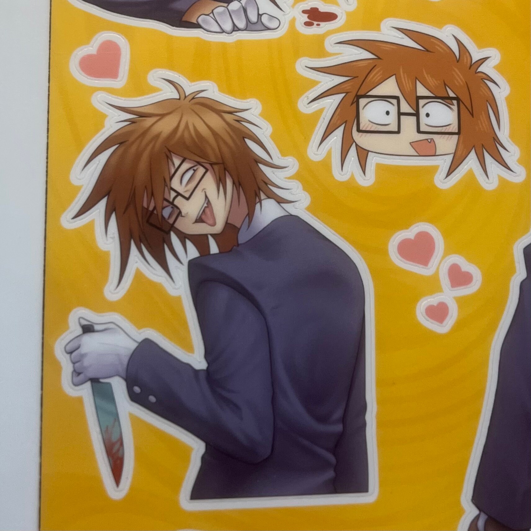 Ranfren Sticker Sheet Randal Ivory 5x7 Laminated UV Resistant - Etsy Canada