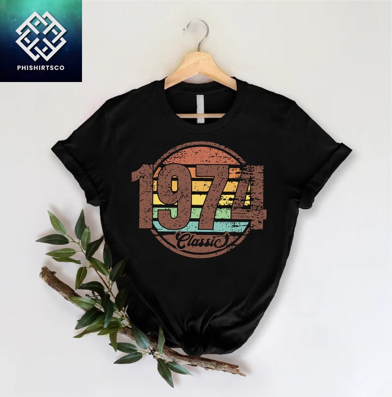 Vintage 1974 Shirt,retro 1974 Shirt, 1974 Vintage Tee, Born in 1974 ...