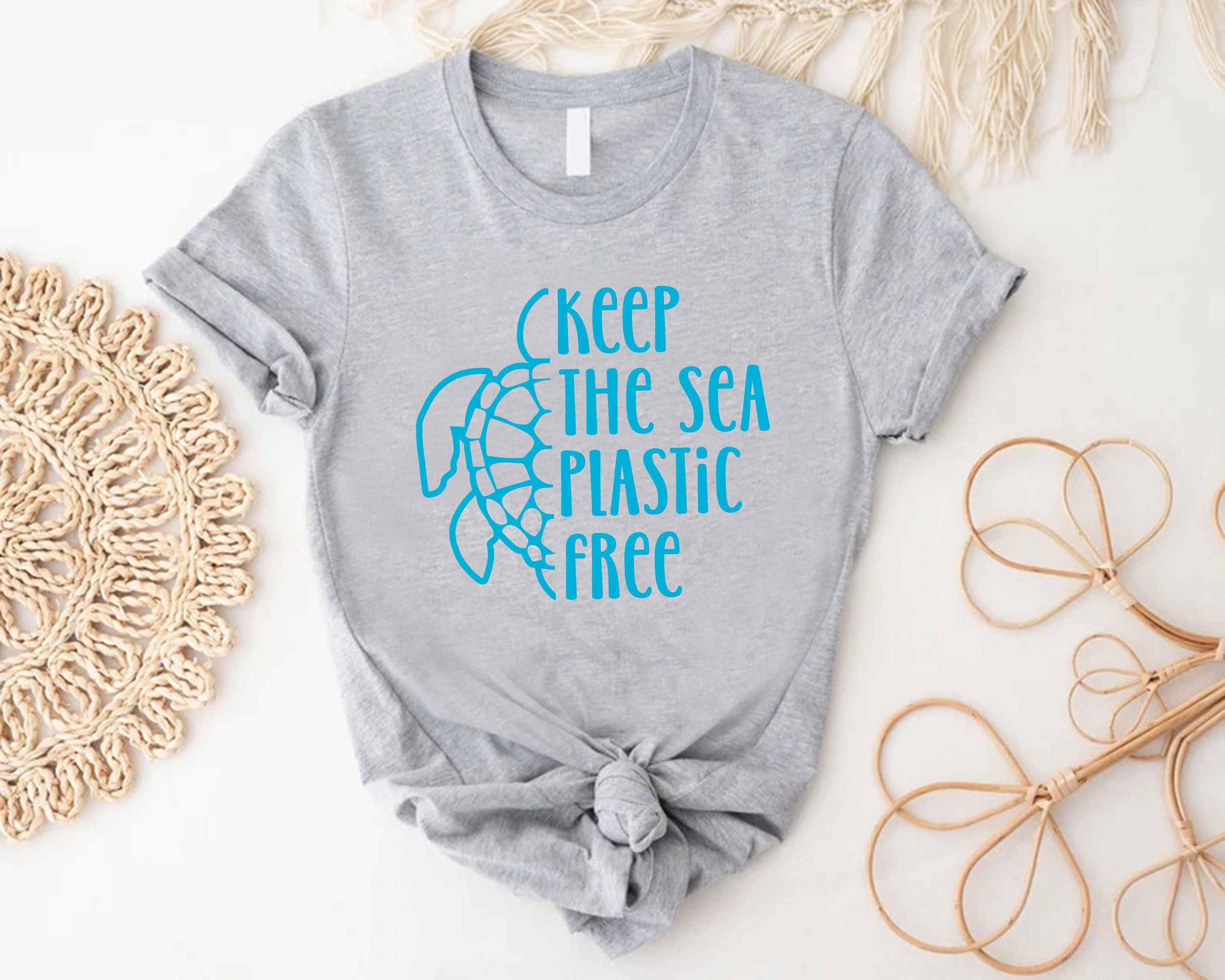 Keep the Sea Plastic Free T-shirt, Save the Planet Shirt, Earth Day Tee ...