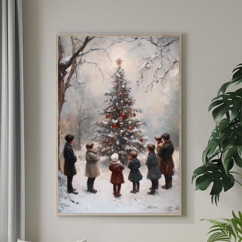 Christmas Morning Holiday Season Digital Download Printable Home Decor ...