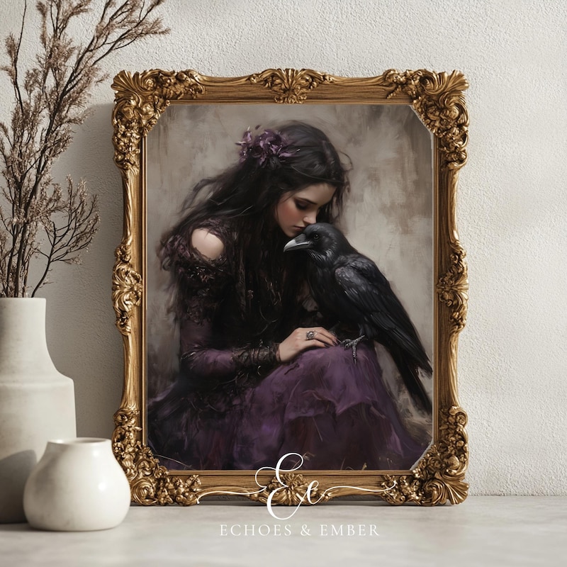 Gothic Woman Art - Etsy
