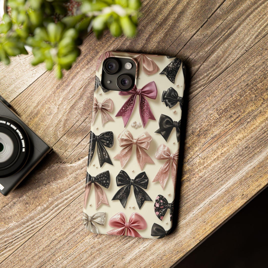 Aesthetic Ribbons and Bows, Stylish Cell Phone Covers, Coquette Phone ...